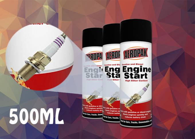 Eco - Friendly Car Care Products Engine Starter Spray For Automobile ...