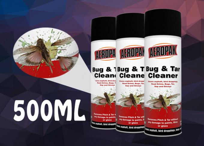 0.5L Filled Car Care Products Pitch Cleaner For Remove Bird Droppings
